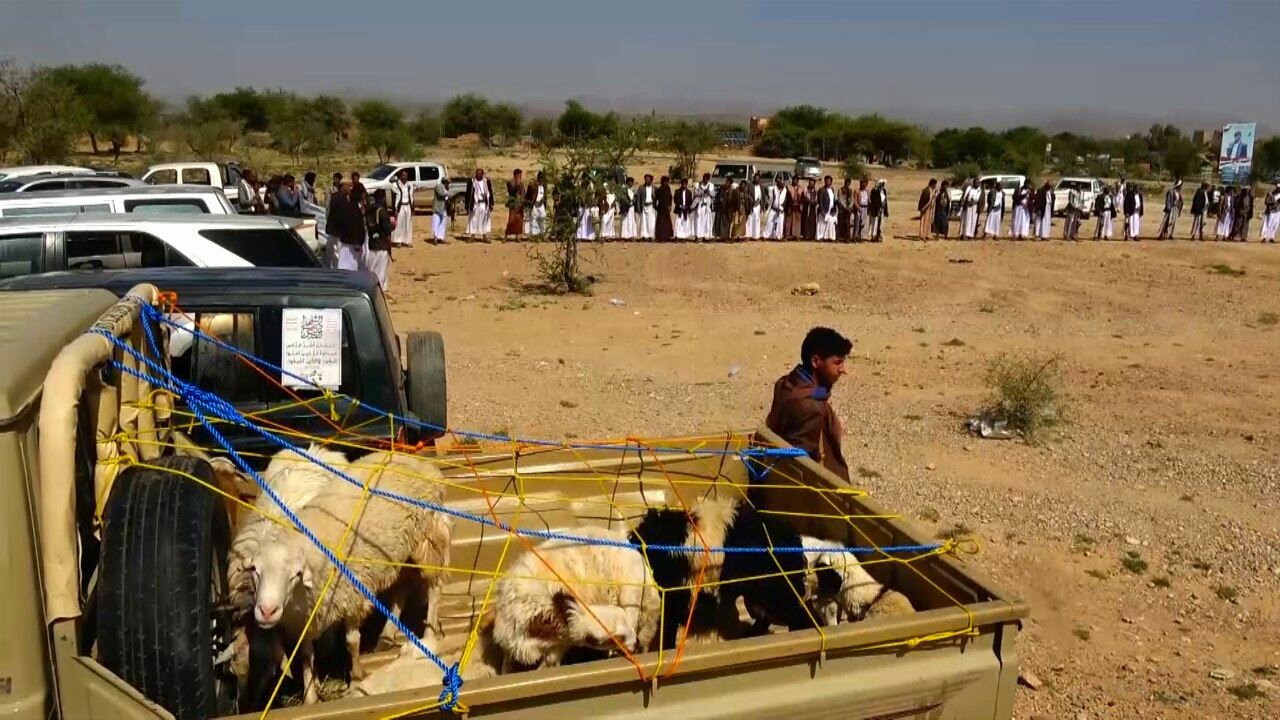 صعدة قبائل سحار بصعدة تسير قافلة عيدية للمرابطين في الجبهات صعدة نيوز
